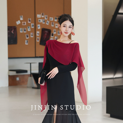 斜肩显瘦飘带时尚百搭雪纺上衣