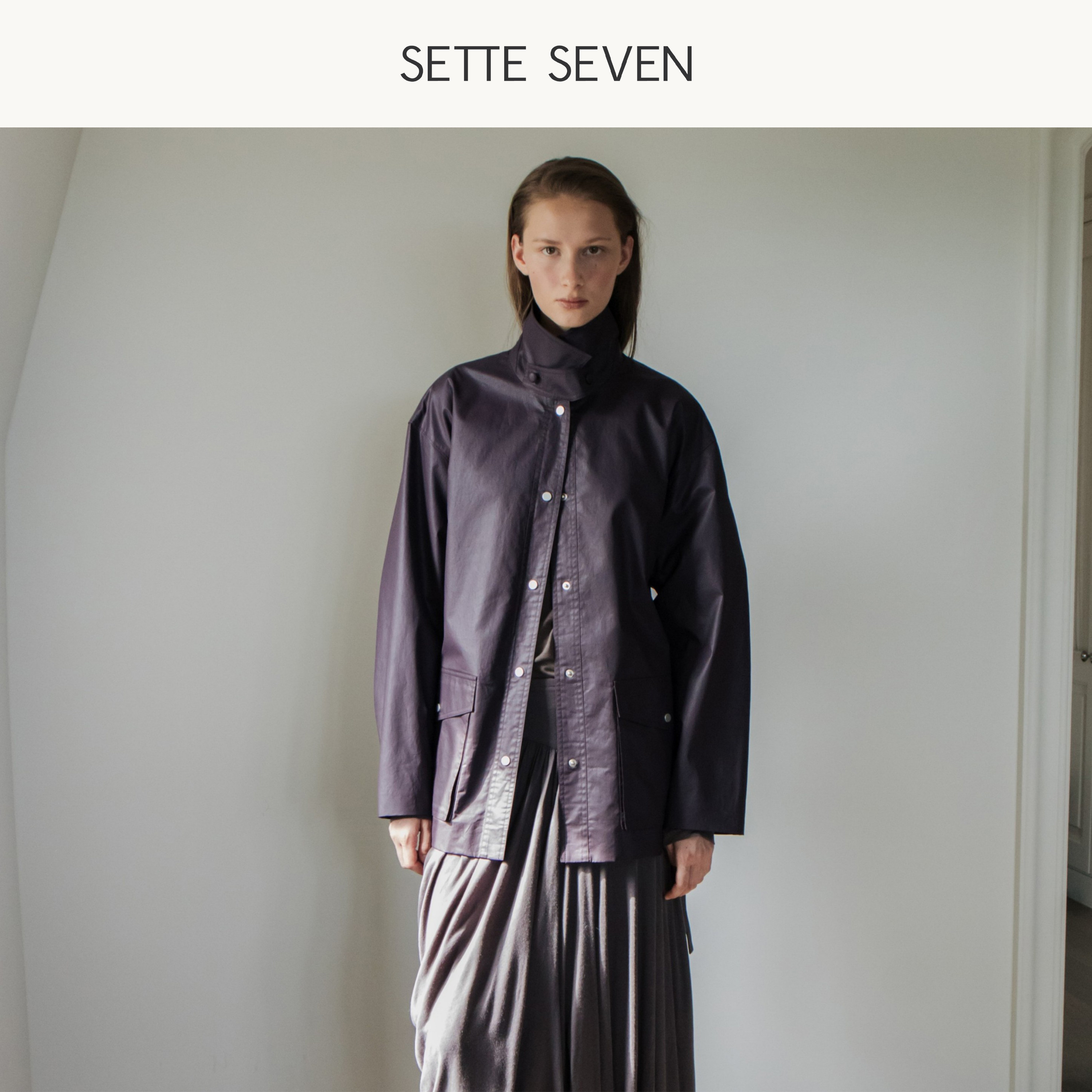SETTE SEVEN2026早秋新款束腰设计风衣外套女高级感气质通勤上衣