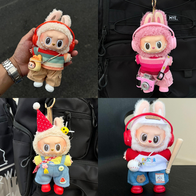 新款拉布布娃衣三代多巴胺17cm