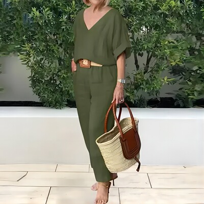 2026 Station Women's Fashion Casual Multicolor V-neck Loose