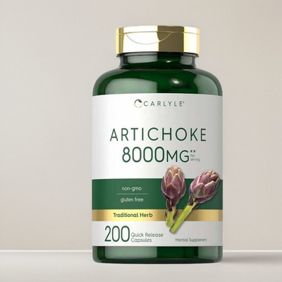 美国购Carlyle Artichoke8000毫克200粒洋蓟提取物植物肝脏保健