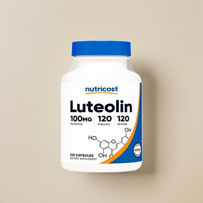 美国木犀草胶囊Nutricost Luteolin 100mg 免疫力保健120粒成人
