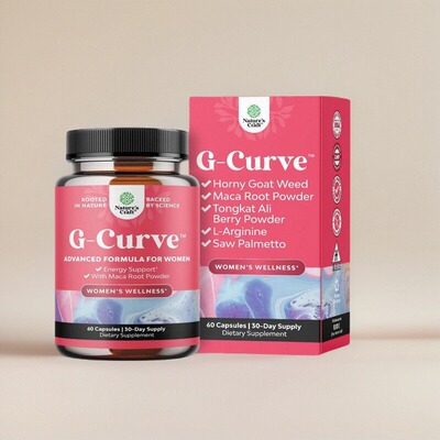 美国代成人 女性曲线臀部和胸部保健G-Curve Butt Breast 60粒