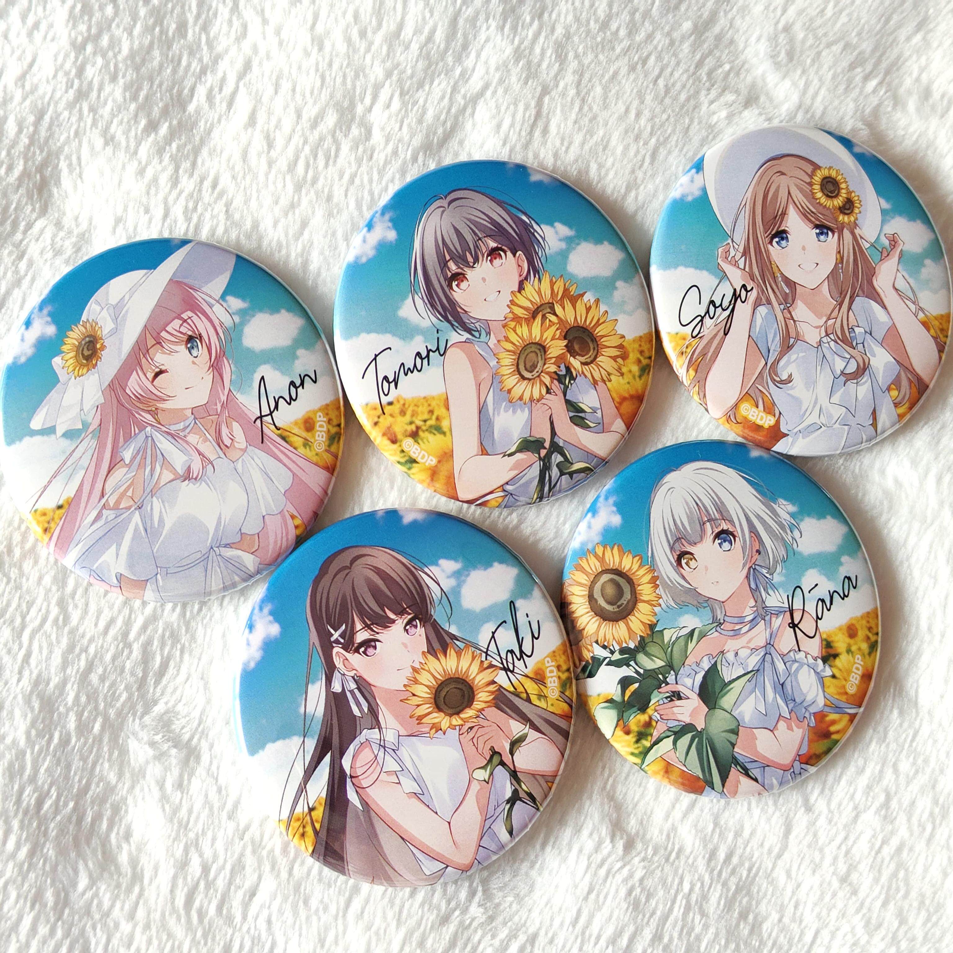 【正版现货】MyGO!!!! 千早爱音 Summer ver.向日葵吧唧徽章 立牌_虎窝淘