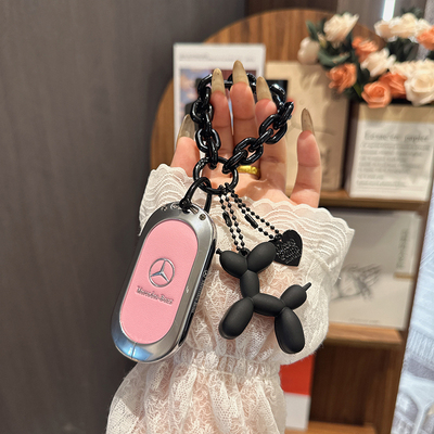 适用26款奔驰glc300l钥匙套新c260l女c200l壳扣s450包E300L车eqe