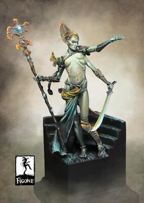 现货 Figone  Ebylzadeath la necromancienne 80mm