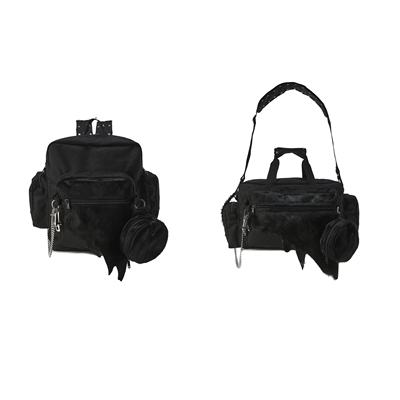 FVVO Horse hair multi-purpose backpack 马毛多功能背包