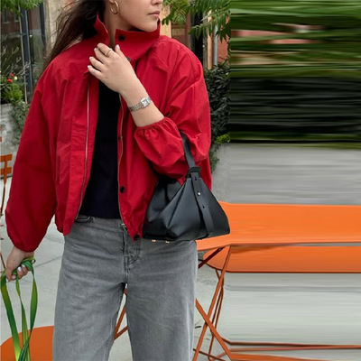 Casualwaistcinchedlongsleeveds