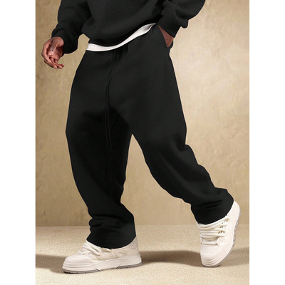 Men loose hooded sweatshirt+sweatpants set男连帽卫衣卫裤套装