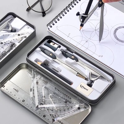 马培德圆规尺子10件套装