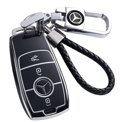 适用奔驰e300lE级C级钥匙套