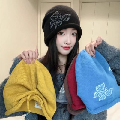 女秋冬新款保暖气质冷帽护耳包头