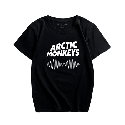 恶搞摇滚朋克北极猴乐队Arctic monkeys短袖印花纯棉宽松T恤男