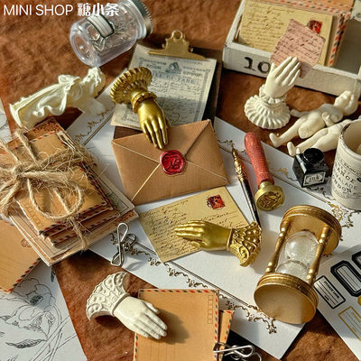 迷你复古贵族之手信封夹