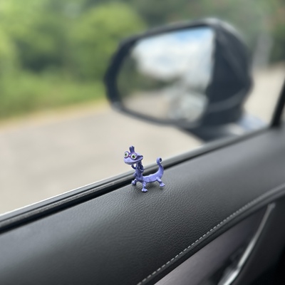 包邮怪兽大学蓝道车载中控台摆件可爱卡通手办车内装饰品个性窗边
