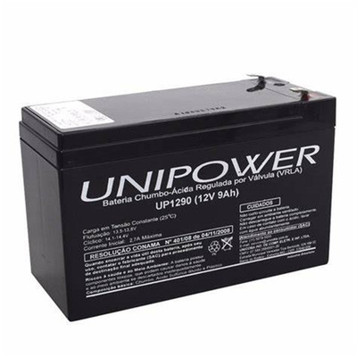 UNIPOWER蓄电池 UP1290 12V9AH 免维护可充电电池