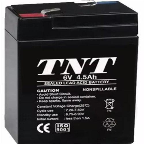 TNT 6V4.5AH免维护可充电铅酸蓄电池