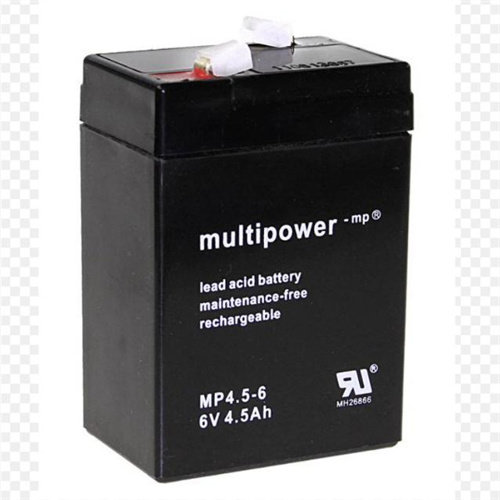 multipower MP4.5-6 6V4.5AH免维护可充电铅酸蓄电池