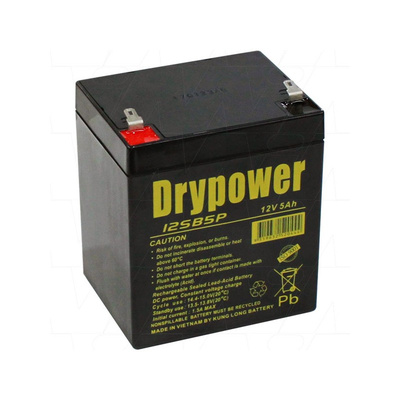 Drypower蓄电池 12SB5P 12V5AH 免维护可充电电池