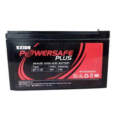 EXIDE POWERSAFE蓄电池 PLUS EP7-12 12V7AH 免维护可充电电池
