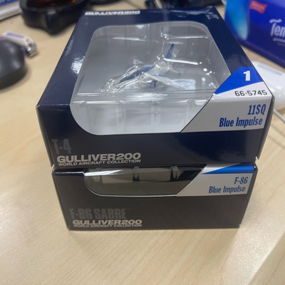 gulliver 1/200 某国双机套装 t4 1号鸡 f86 支持360°无死角拍