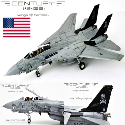 现货CW海盗旗中队飞机模型CENTURY WINGS 1:72 F-14A战斗机合金模