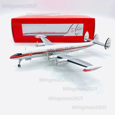 AeroClassics 1:200 L-1049G 加拿大航空 CF-TGE 飛機模型 收藏品