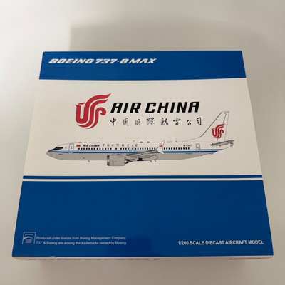 Jc 1:200 中国国航 波音737-8MAX B-1397由 Jc Wings 发型，该架