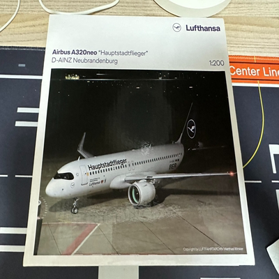 Herpa 1:200 571302 Lufthansa 汉莎航空 Airbus A320neo D-AINZ