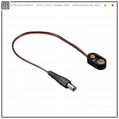 80【BATTERY SNAP 9V BARREL PLUG】