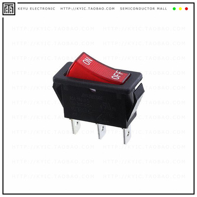 R4JBLKRILIF1【SWITCH ROCKER SPST 20A 125VAC】