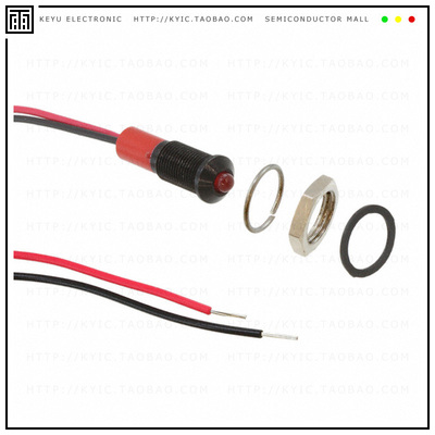 Q6P3BXXR24E【LED PANEL MOUNT INDICATOR RED】