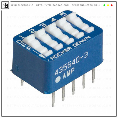 5435640-3【SWITCH ROCKER DIP SPST 60MA 5V】