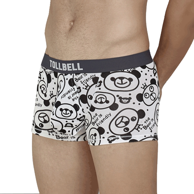 枪弹分离青年可爱风卡通阴囊托