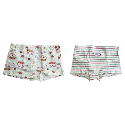 Hugging Mamma女童平角内裤2条装