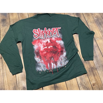 Slipknot活结乐队暗黑长袖T恤男