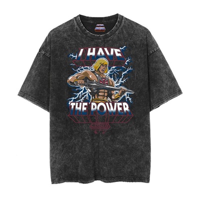 宇宙的巨人希曼短袖男士蜡染T恤