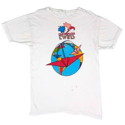 ThompsonTwins乐队卡通美式T恤