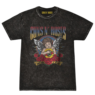 unsNRoses短袖摇滚男士直喷T恤