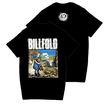 billfold皮夹美式直喷短袖T恤