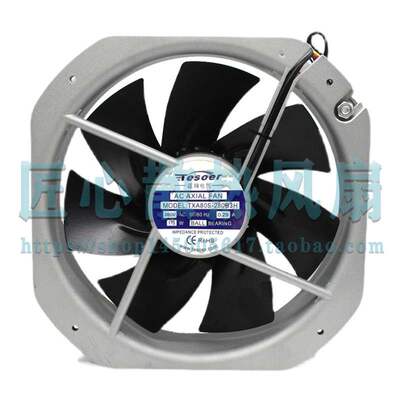 TXA80S-280B3H AC 380V 0.29A 115W 280x80mm 28厘米散热轴流风机