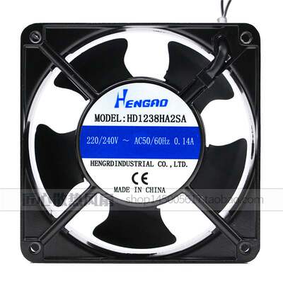 原装HENGRO HD1238HA2SA/2BA 220V 12CM 滚珠/含油散热风扇风机