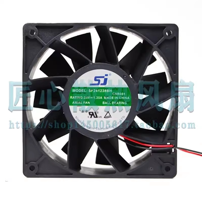 全新SJ SF241238BH 12038 12CM 24V 1.35A 大风量变频器散热风扇