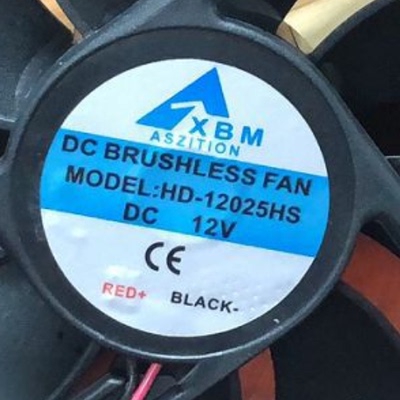 XBM HD-12025HS DC 12V 120x120x25mm 12厘米散热风扇