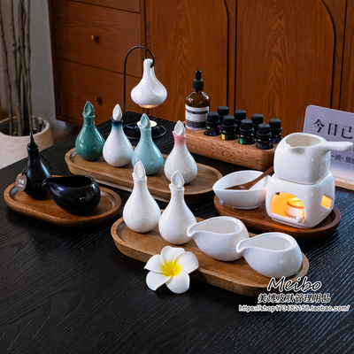 泰式SPA陶瓷精油加热炉调配