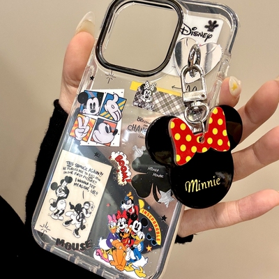 可爱满屏米奇米妮跳跳虎贴图iphone16promax苹果15prom手机保护壳