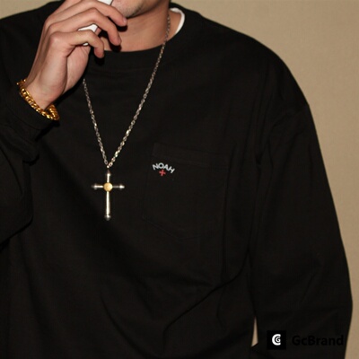 长袖复古宽松男女NOAH十字卫衣潮