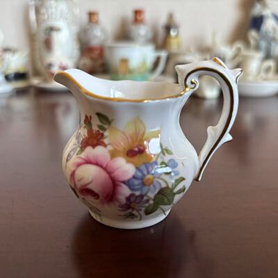 Royal Crown Derby 皇家皇冠德比 1961年产迷你奶壶 描金小瓷壶
