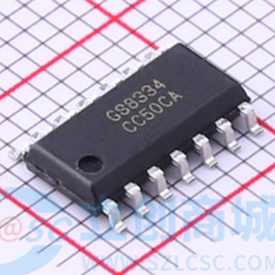 全新原装 GS8334-SR SOP-14 贴片 精密运放 运算放大器 GS8334