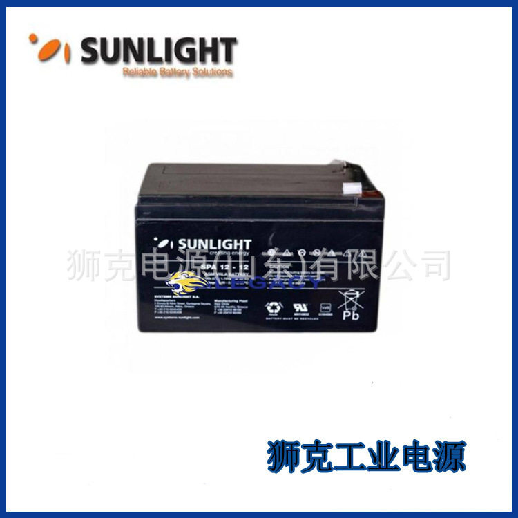 希腊SUNLIGHT蓄电池SP12-18仪器12V18AH机房储能船舶设备